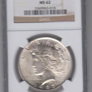 1923 Peace Silver Dollar $1 MS-62 NGC