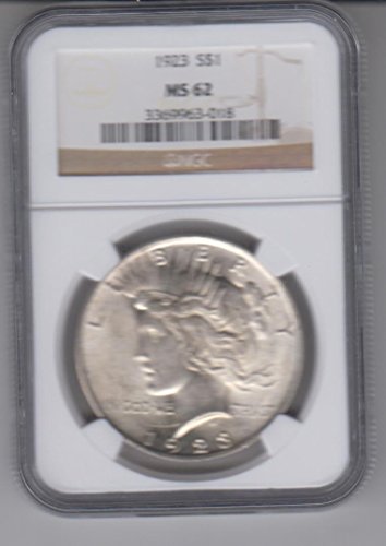 1923 Peace Silver Dollar $1 MS-62 NGC