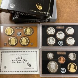 2012 S Silver Proof Set OGP