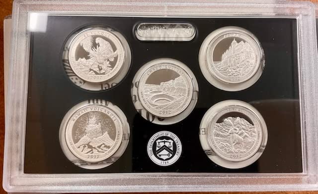 2012 S Silver Proof Set OGP