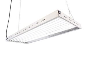 t5 ho grow light - 4 ft 8 lamps - dl8048 fluorescent hydroponic indoor fixture bloom veg daisy chain