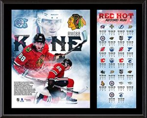 patrick kane chicago blackhawks 12" x 15" point streak sublimated plaque - nhl player plaques and collages