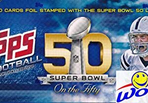 2015 Topps Football VERY SPECIAL LIMITED EDITION 50th SUPER BOWL Complete 500 Card Factory Set! Every Card has EXCLUSIVE 50th Super Bowl Logo! Loaded with RC’s Jameis Winston, Marcus Mariota & More!