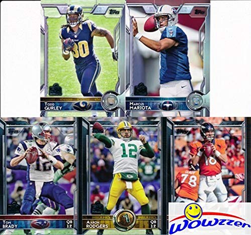 2015 Topps Football VERY SPECIAL LIMITED EDITION 50th SUPER BOWL Complete 500 Card Factory Set! Every Card has EXCLUSIVE 50th Super Bowl Logo! Loaded with RC’s Jameis Winston, Marcus Mariota & More!