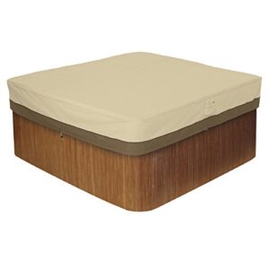 classic accessories veranda water-resistant 86 inch square hot tub cover, patio furniture covers