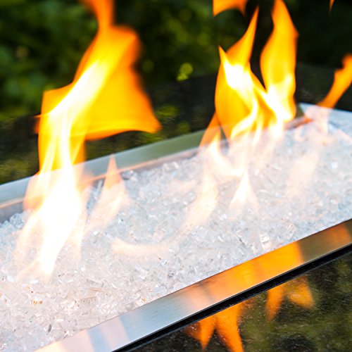 Ultra Clear, 1/4" Tempered Fire Glass in Diamond Starlight | 10 Pound Jar, by Celestial Fire Glass