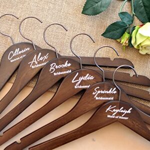 Bride hanger, wedding hanger, personalized bride hanger, Mr & Mrs hanger, custom hanger, honorary maid, bridesmaid, dress hanger, wedding anniversary, wedding gift