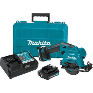 makita sh02r1 12v max cxt® lithium-ion cordless 3-3/8" circular saw kit (2.0ah)