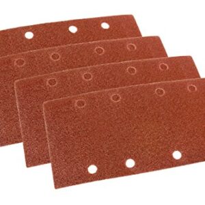 WEN 6313SP 1/3 Sheet Sander Hook-and-Loop Sandpaper (12 Pack), Assorted Grits