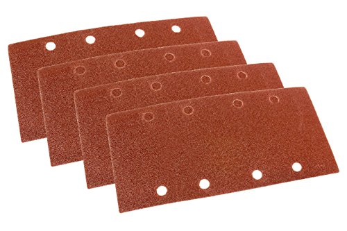 WEN 6313SP 1/3 Sheet Sander Hook-and-Loop Sandpaper (12 Pack), Assorted Grits