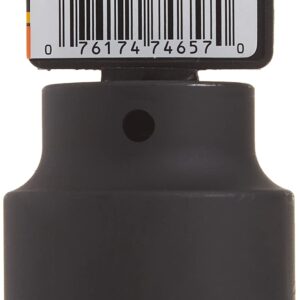 DEWALT Deep Impact Socket, SAE, 1/2-Inch Drive, 1-1/2-Inch, 6-Point (DWMT74657OSP)