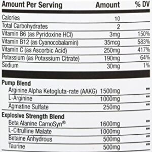 Rivalus, Powder Burn 2.0 Punch 30 Serving, Knockout Punch, 10.1 Ounce