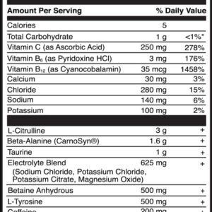 Rivalus, Powder Burn 2.0 Punch 30 Serving, Knockout Punch, 10.1 Ounce