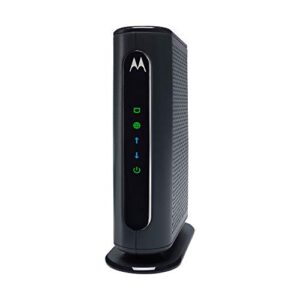 motorola 16x4 cable modem, model mb7420, 686 mbps docsis 3.0, certified by comcast xfinity, charter spectrum, time warner cable, cox, brighthouse, and more