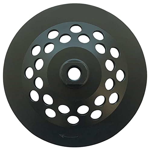 7" High Performance Diamond Grinding Wheels for Concrete, Paint, Epoxy, Mastic, Coating Removal, 30/40 Grit, 10 Arrow Segments, 5/8"-11 Arbor