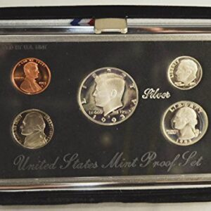 1993 S UNITED STATES MINT PREMIER SILVER PROOF SET PENNY, NICKEL DIME, QUARTER, HALF DOLLAR US Mint Brilliant Uncirculated