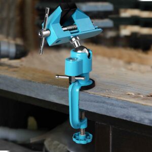 Goplus® Bench Vise Swivel 3" Tabletop Clamp Vice Tilts Rotate 360° Universal Work