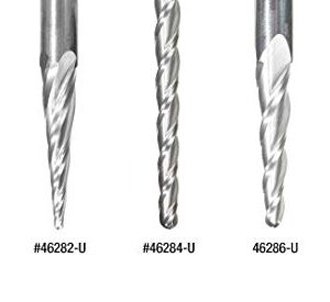 Amana Tool - 46282-U CNC 2D & 3D Carving 5.4 Deg Tapered Angle Ball Tip 1/16 Dia x 1/32