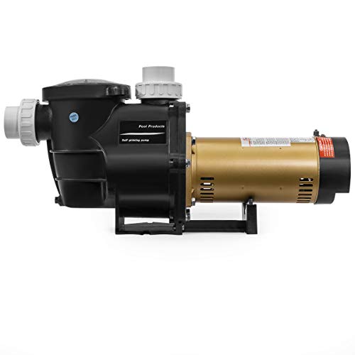 XtremepowerUS 2HP In-Ground Swimming Pool Pump Variable Speed 2" Inlet 230V High Flo w/ Slip-On Fitting