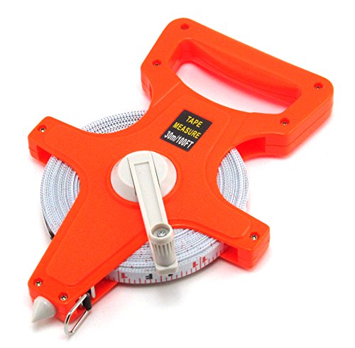 Elitexion 100-Feet Open Reel Fiberglass Tape Measure