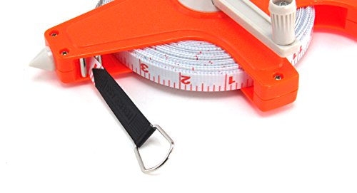 Elitexion 100-Feet Open Reel Fiberglass Tape Measure