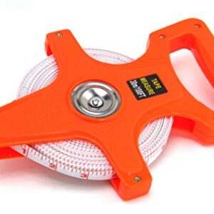 Elitexion 100-Feet Open Reel Fiberglass Tape Measure