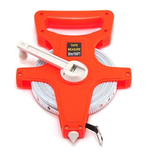 Elitexion 100-Feet Open Reel Fiberglass Tape Measure