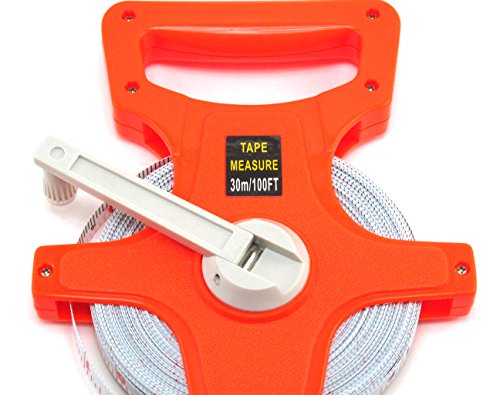 Elitexion 100-Feet Open Reel Fiberglass Tape Measure