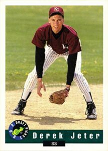 1992 classic draft picks baseball #6 derek jeter pre-rookie card