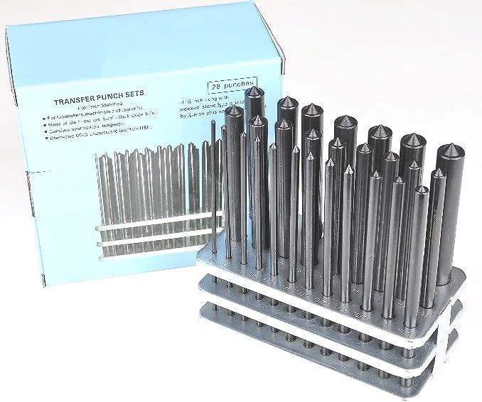 HHIP 8600-0041 28 Piece Transfer Punch Set, 3/32" - 1/2"