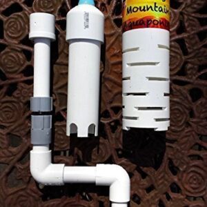 Aquaponics Auto Bell Siphon Kit 6" Media or Smaller Grow Bed Mini Garden! Great For Half 5Gal Dutch Buckets, Over 7000 Siphons Sold