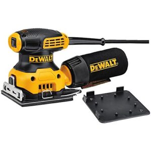 dewalt electric sander, 1/4-inch sheet, (dwe6411)