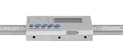 Accusize Industrial Tools 0-8''/0-200 mm by 0.0005''/0.01 mm Horizontal Electronic Digital DRO Scale Unit, Abho-0008