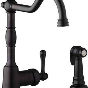 Gerber D401157BS Kitchen Faucet, Satin Black