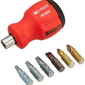 PB Swiss Tools PB 8453 Multi-bit screwdriver Combination screwdriver manual screwdriver/set - manual screwdrivers & sets (Red)