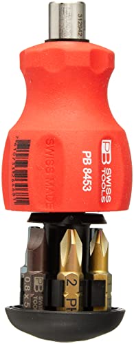 PB Swiss Tools PB 8453 Multi-bit screwdriver Combination screwdriver manual screwdriver/set - manual screwdrivers & sets (Red)