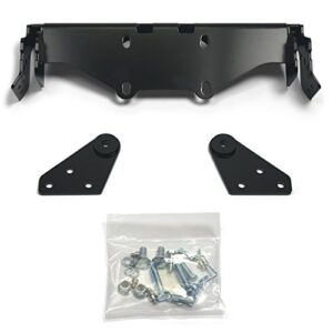 warn 95745 front plow mounting kit, fits: yamaha kodiak, grizzly 700 (2016-2019), black