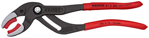 KNIPEX Pipe Gripping Pliers-Replaceable Plastic Jaws