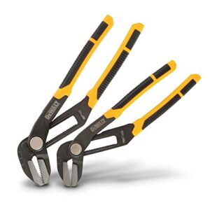 dewalt dwht74428 8-inch and 10-inch pushlock pliers set