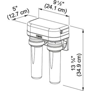 Franke FRCNSTR-DUO-2 Filtration Double Canister Unit