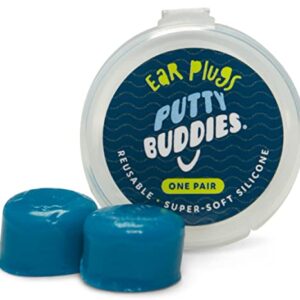 PUTTY BUDDIES Original Swimming Earplugs 3-Pair Pack (Purple/Teal/Magenta)