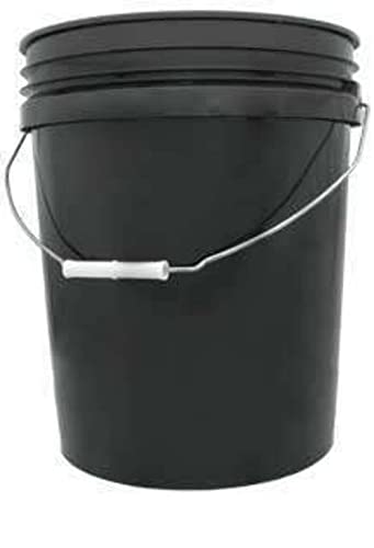 Gro Pro® Black Plastic Buckets - 3.5 & 5 Gallon GRO Pro Black Plastic Bucket 5 Gallon