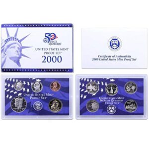 2000 s united states mint proof set proof