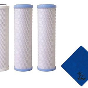 Krystal Pure Replacement Filters KR15 Reverse Osmosis System and Especial Cosas Microfiber Towel