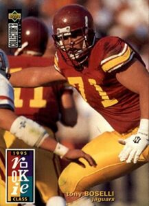 tony boselli football card (usc) 1995 upper deck rookie #2