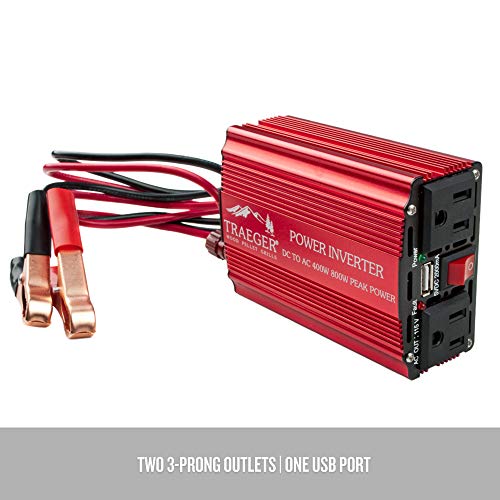 Traeger Pellet Grills BAC287 Grills BBQ Power Inverter, Red