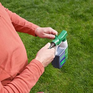 Commercial Grade Lawn Energizer- Liquid Fertilizer Booster with Iron & Nitrogen- Turf Spray Concentrated Fertilizer for Deeper Green- Any Grass Type, All Year- Simple Lawn Solutions- 32 Ounce