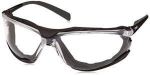 pyramex safety proximity safety glasses sb9310st, clear h2x anti-fog lens