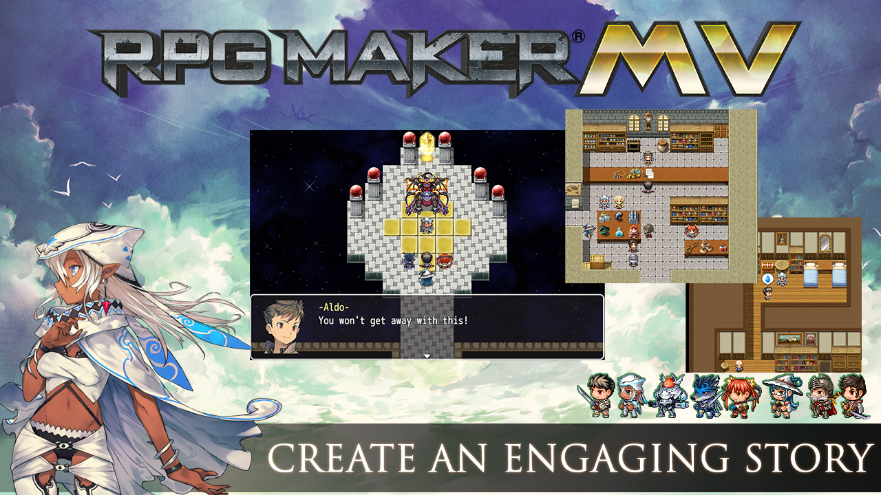 RPG Maker MV DLC: Cover Art Characters Pack for Mac [Online Code]