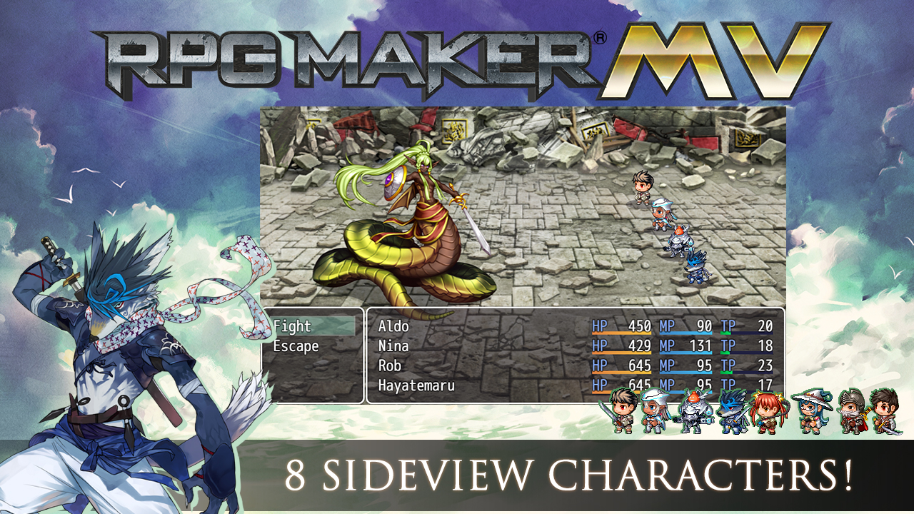 RPG Maker MV DLC: Cover Art Characters Pack for Mac [Online Code]